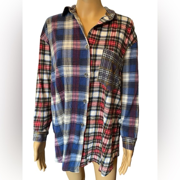 limited jeans | Tops | Limited Jeans Vintage Plaid Flannel Tartan ...